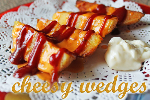 cheesy wedges - MyResipi