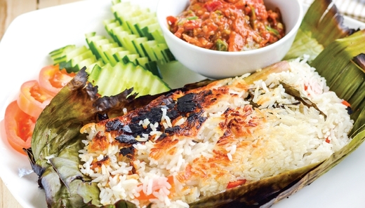 Nasi Bakar - MyResipi