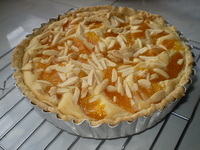 Cream Cheese & Peach Torte - MyResipi