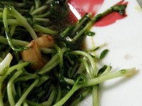 Stir Fried Tiu Miu with Oyster Sauce - MyResipi