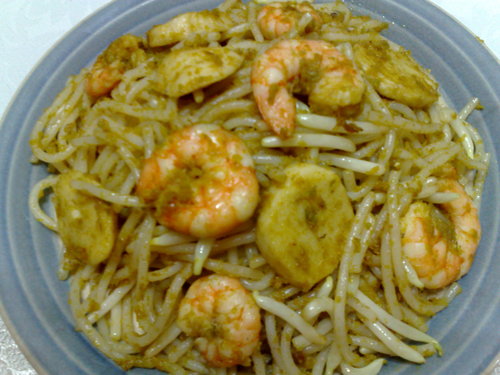 Laksa Goreng Lada Hijau - MyResipi