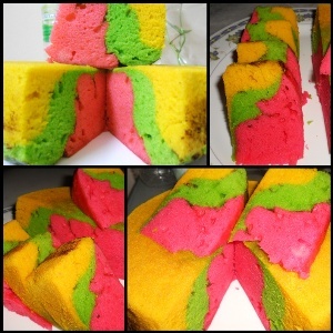 Kek Marble Biskut Marie - MyResipi