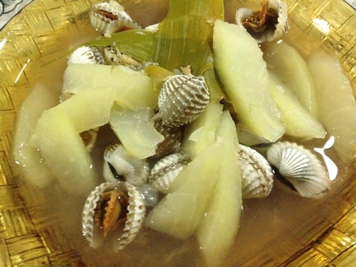Masak Bening Betik + kerang - MyResipi
