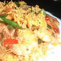 Butter Prawn with Egg Floss - MyResipi