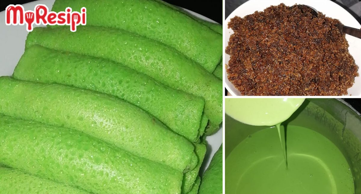 Cara Buat Kuih Ketayap Guna Sukatan Cawan, Inti Kena Sedikit Basah Baru ...