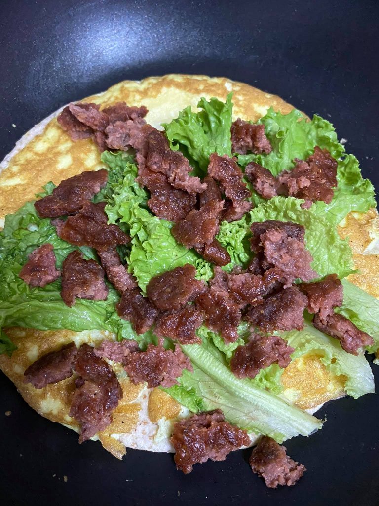 Spicy Beef Wrap Guna Daging Burger, Mudah Dan Sedap - MyResipi
