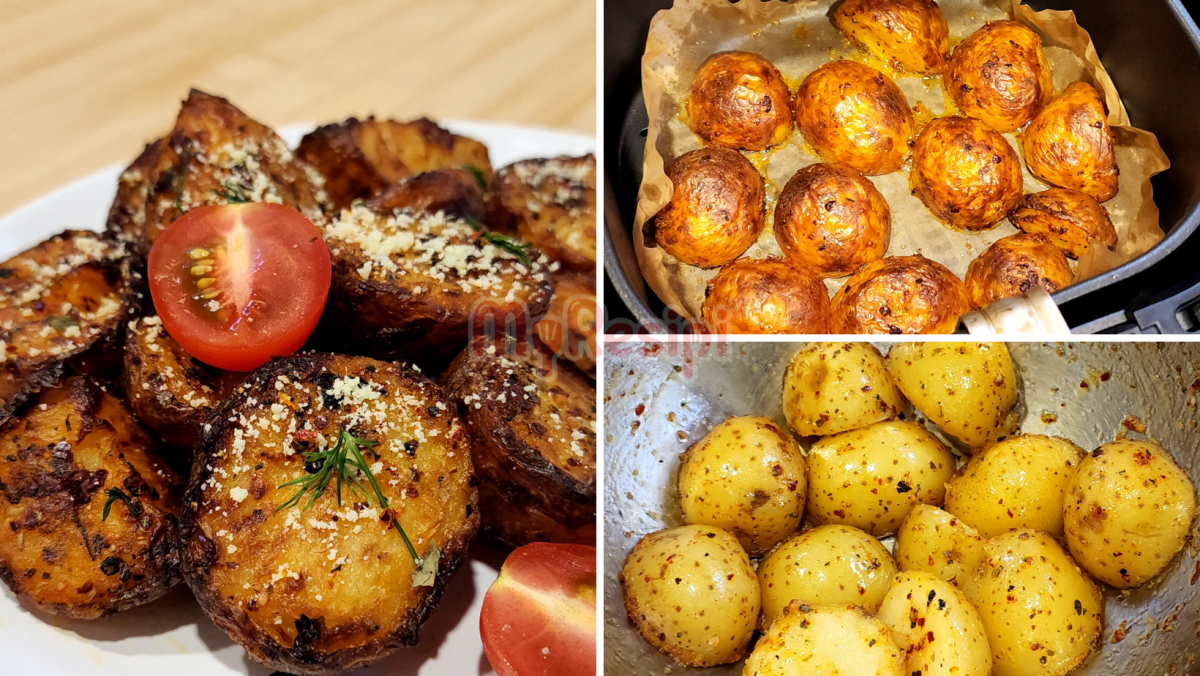 Kentang Bakar Berempah Crunchy Guna Air Fryer, Sesuai Buat Snacks Sihat ...