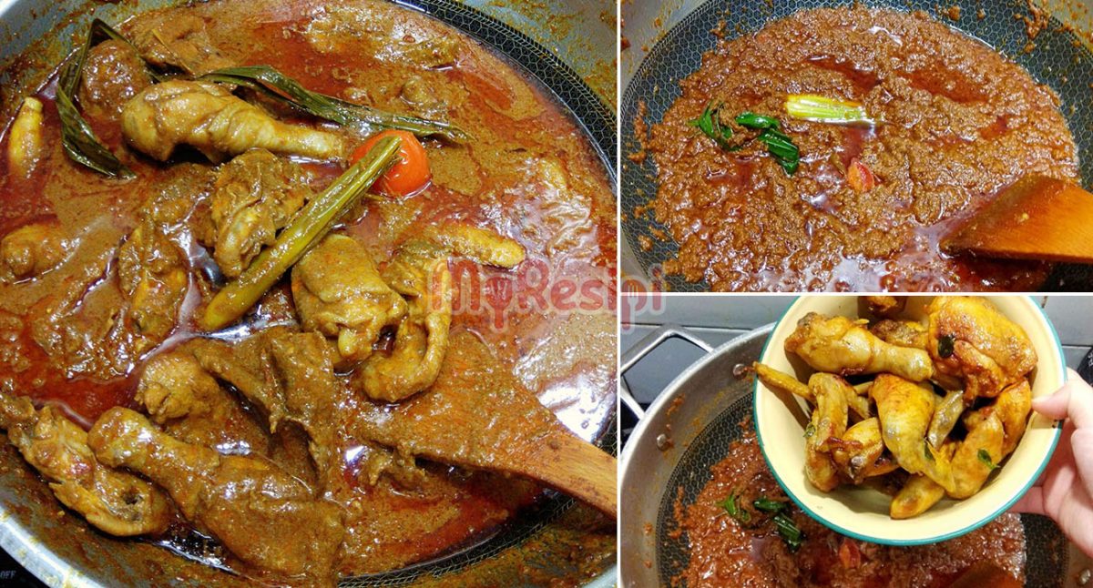 Resipi Ayam Masak Briyani Mudah & Sedap, Isi Ayam Lembut & Terlerai Di ...