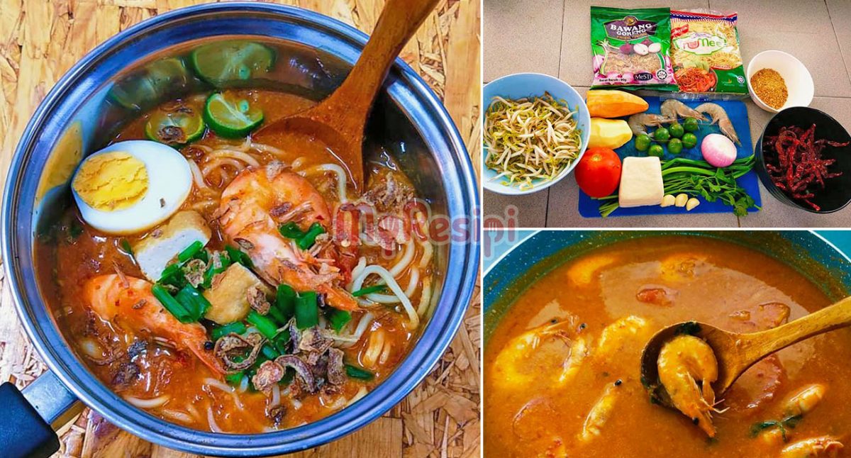 Jom Masak 'Mee Udang Penang Mari' Ikut Resipi Mak, Sedap Tak Terkata ...