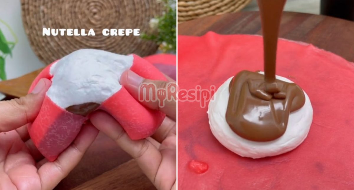 Mudah Je Nak Buat Nutella Crepe 'Viral' Tu, Gebu Macam Bantal! - MyResipi
