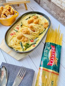 Resipi Sizzling Spaghetti Buttermilk Bersama Ayam Popcorn, Lain Dari ...