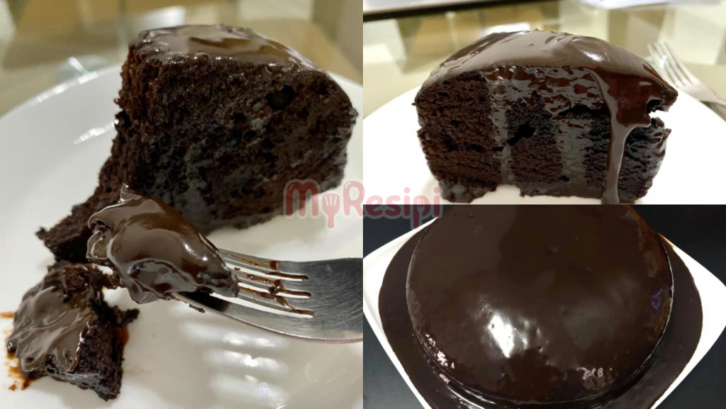Cara Buat Kek Coklat Moist Leleh Tanpa Ovallete, Masih Lembut dan Gebu ...