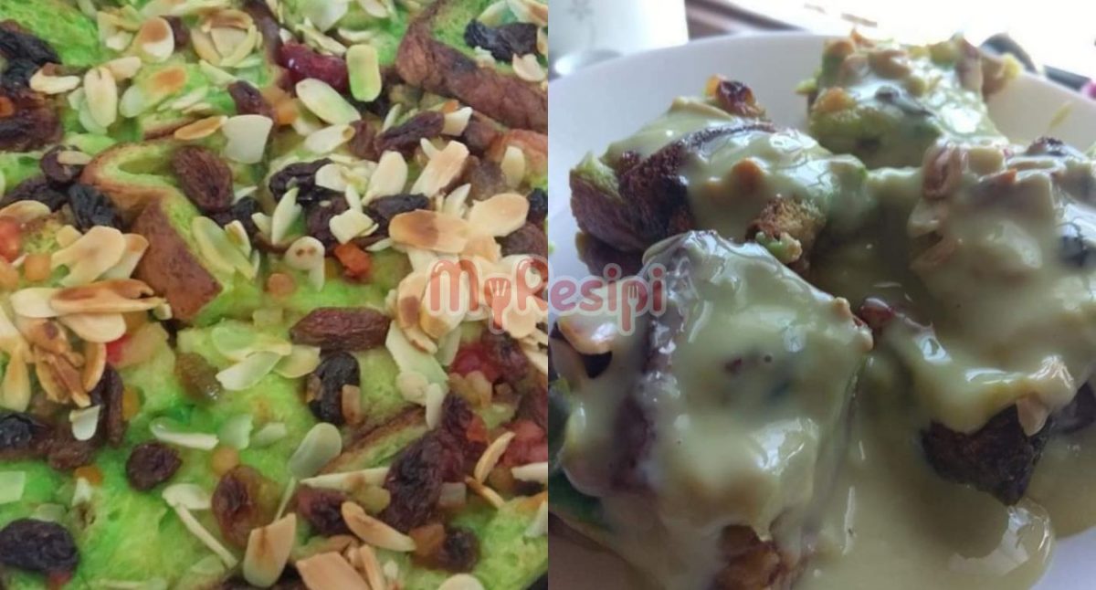 Menu Hidangan Minum Petang, Puding Roti Pandan Kelapa Gardenia Bersama ...