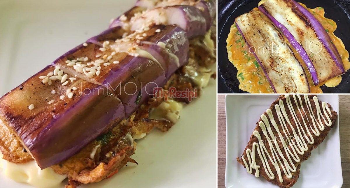 Resipi Roti John Guna Terung, Rendah Karbo & Sesuai Untuk Diet - MyResipi