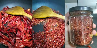 Chili Flakes Homemade, Lebih Jimat & Bersih Kalau Buat Sendiri