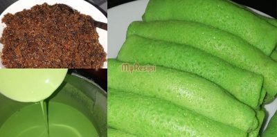 Cara Buat Kuih Ketayap Guna Sukatan Cawan, Mudah Je Nak Buat