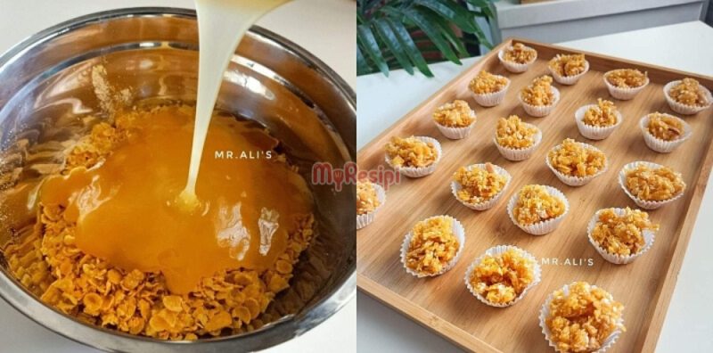 Resepi Cornflakes Madu Lejen Orang Lama, Ada Cara Elak Jadi 'Terburai'