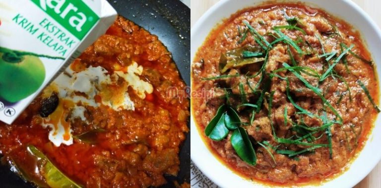 Resepi Rendang Daging Simple, First Time Masak Pun Pasti Menjadi