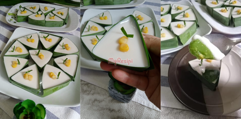 Kuih Tako Jagung Sukatan Cawan, Comel Sangat Buat Bentuk Macam Ini!