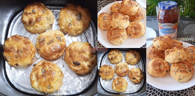 Resipi Scones Anti Gagal Guna Air Fryer, Sedap Macam Kat Cameron ...