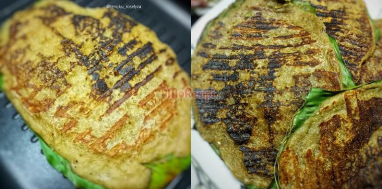 Resepi Lempeng Pisang Guna Daun Pisang, Sangat Sedap & Wangi