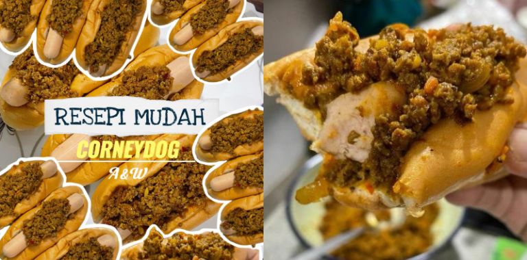 Resipi Roti Corney Dog Ala-ala Restoran A&W, Inti Gemuk-gemuk ...