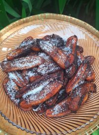 Resepi Pisang Goreng Salut Gula, Makan Dengan Teh O Memang Layan!
