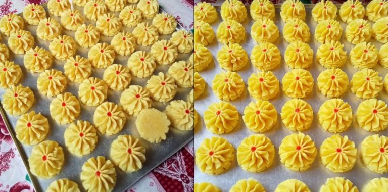 Biskut Dahlia Mudah Tanpa Telur, Ini Tips Agar Bunga Tak Jatuh