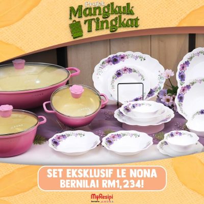 Kempen Projek Mangkuk Tingkat Berakhir, Tahniah Kepada 4 Pemenang!