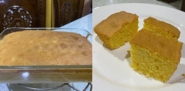 Resepi Kek Oren 'Old School' Guna 5 Bahan, Ringkas & Sedap!