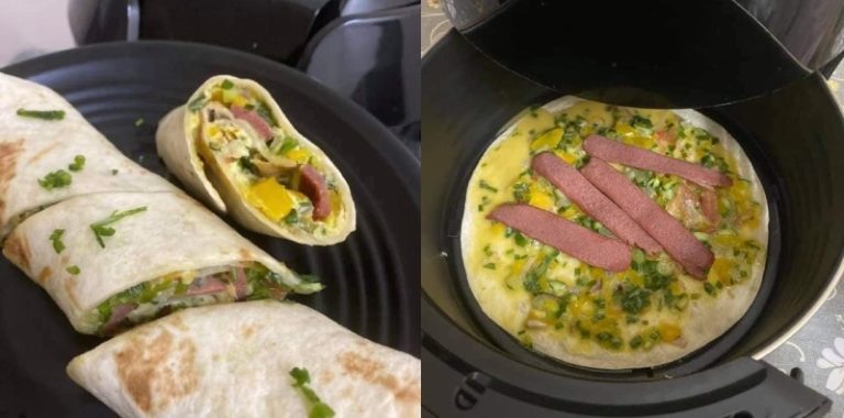 Roti Wrap Paling Simple Dan Sedap Untuk Sarapan, 10 Minit Dah Siap!