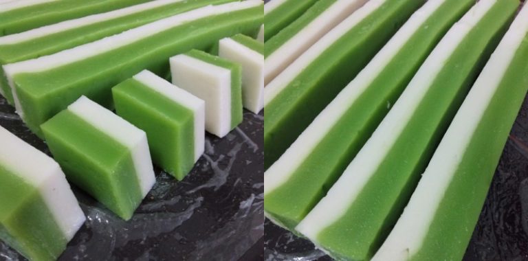 Tepung Talam Pandan Lembut, Nak Permukaan Licin Kena Tapis 'Ini'