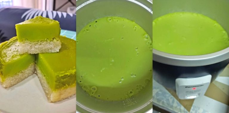 Kuih Seri Muka Simple, Begini Cara Buat Mudah Buat Dengan Periuk Nasi