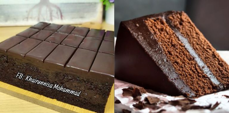 Resipi Coklat Ganache, Buat Permukaan Kek Nampak Berkilat Cantik!