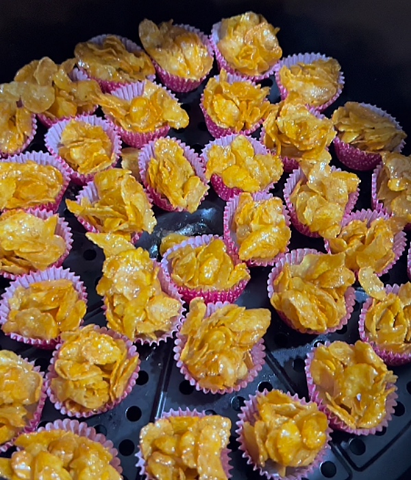 Cara Buat Cornflakes Madu Guna Air Fryer, Rasa Sekali Mesti Ketagih!