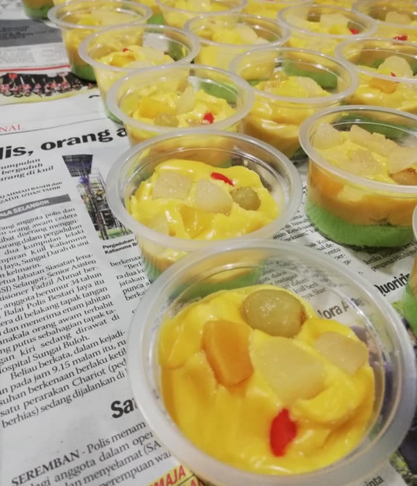 Resepi Puding Trifle Sedap Versi Mini, Setiap Lapisan Lembut Berkrim