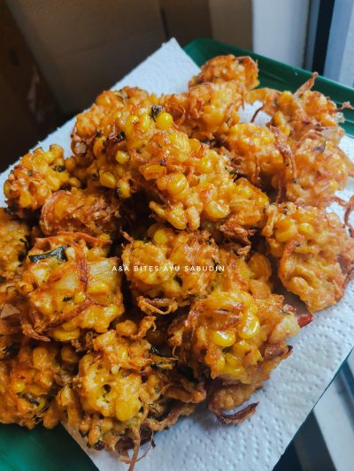 Resepi Cucur Jagung Rangup, Jangan Bancuh Dengan Air, Lebih Sedap!