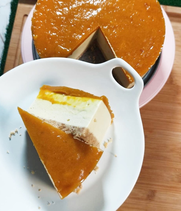 Resepi Mango Cheesecake Harum Manis Tanpa Oven, Harum Semerbak!