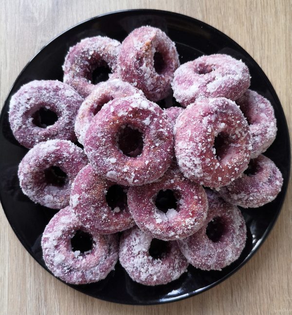 Resepi Kuih Keria Keledek Ungu Yang Elok Bersira, Sebiji Tak Cukup!