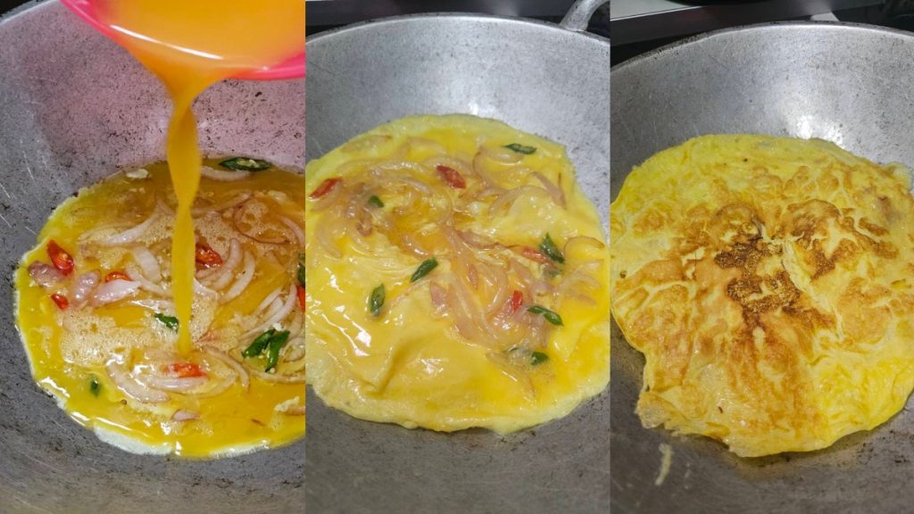 Cara Memasak Telur Dadar Guna 5 Bahan, Bibik Ajar Sedap Luar Biasa!