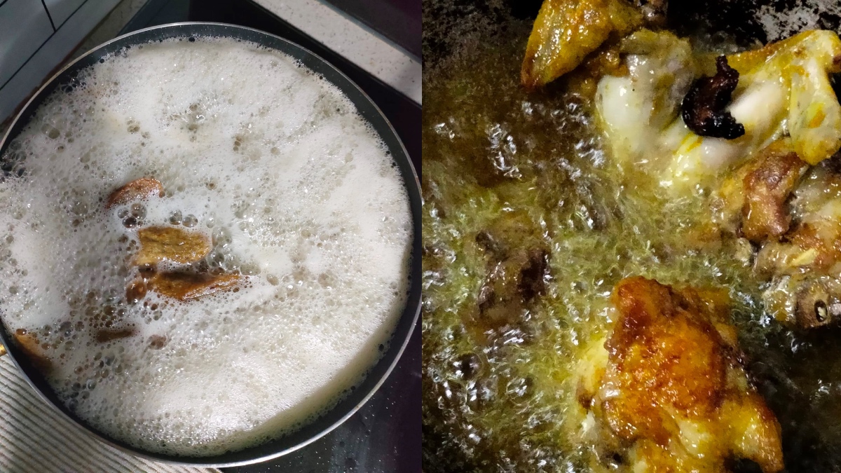 Minyak Berbuih Semasa Menggoreng, Cuba Petua Letak Asam Keping