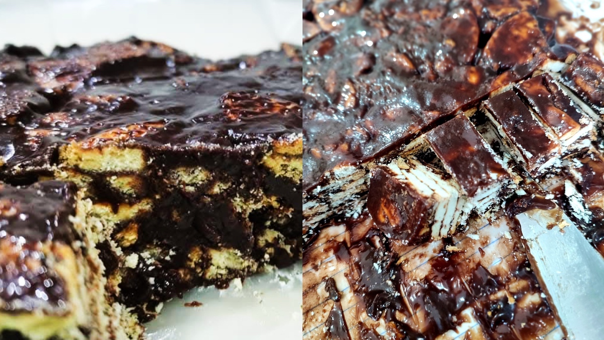 Resipi Kek Batik Simple Orang Lama, Guna 5 Bahan Tapi Sedap Menjadi!