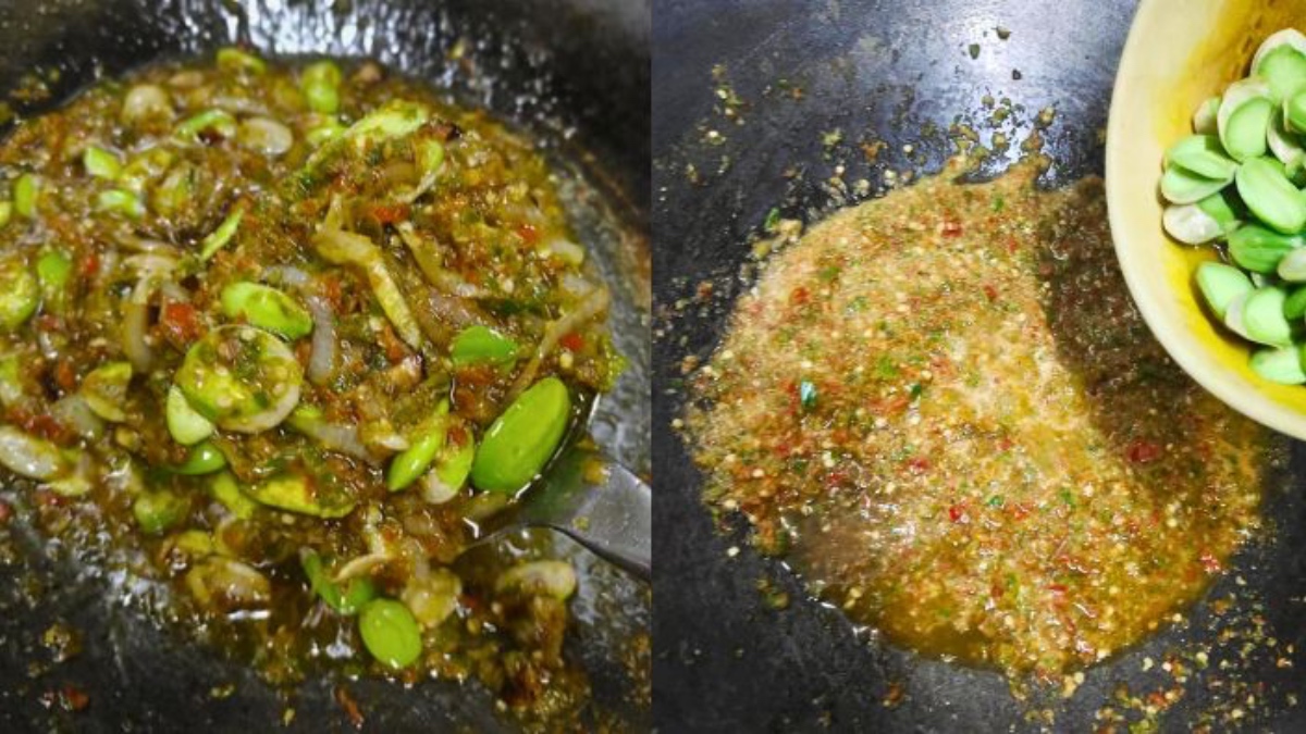 Sambal Hijau Petai Mudah & Padu, Bila Makan Tak Ingat Dunia!