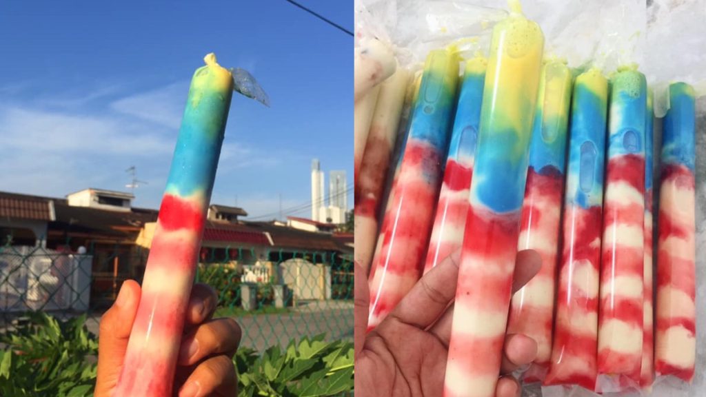 Resepi Aiskrim Malaysia Jalur Gemilang, Ada Tips Lapisan Cantik!