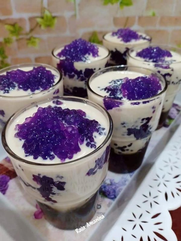 Kuih Sagu Gula Melaka Purple, Manisan Simple Tapi Cantik & Istimewa!