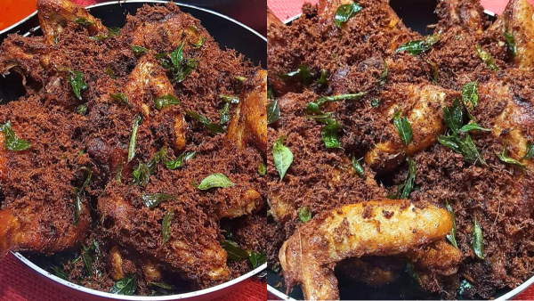 Resepi Ayam Berempah Simple Dan Serdak Meriah, Ratah Pun Sedap!