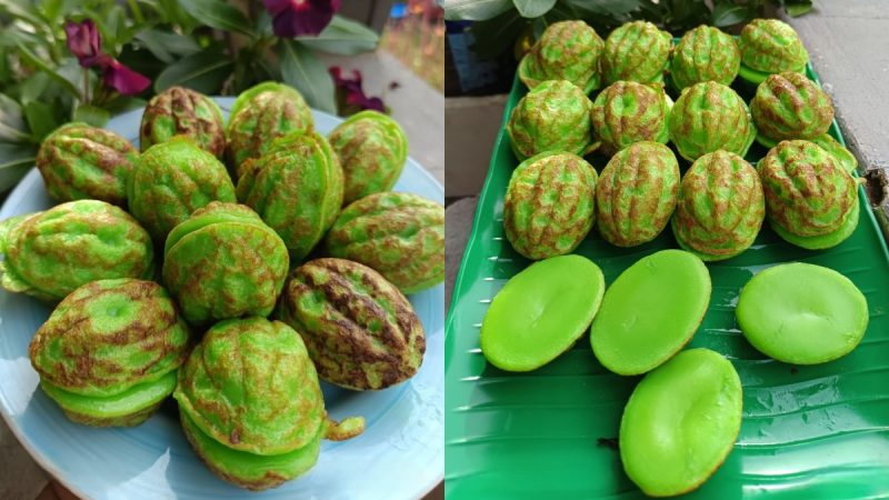 Kuih Cara Manis Lembut Pandan, Gebu Macam Resipi Mak Dulu-Dulu!