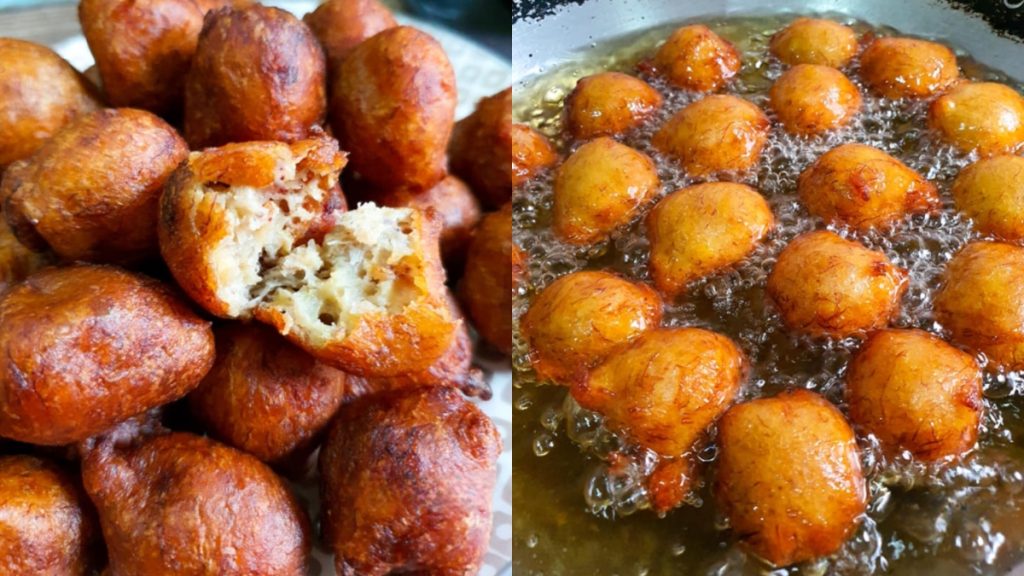 Resepi Jemput Pisang, Campur 2 Jenis Tepung Baru Rangup Gebu