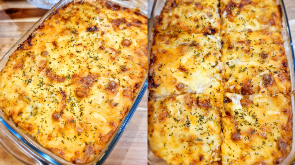 Resepi Lasagna SImple Guna Roti, Tak Guna Lapisan Segera Pun Sedap