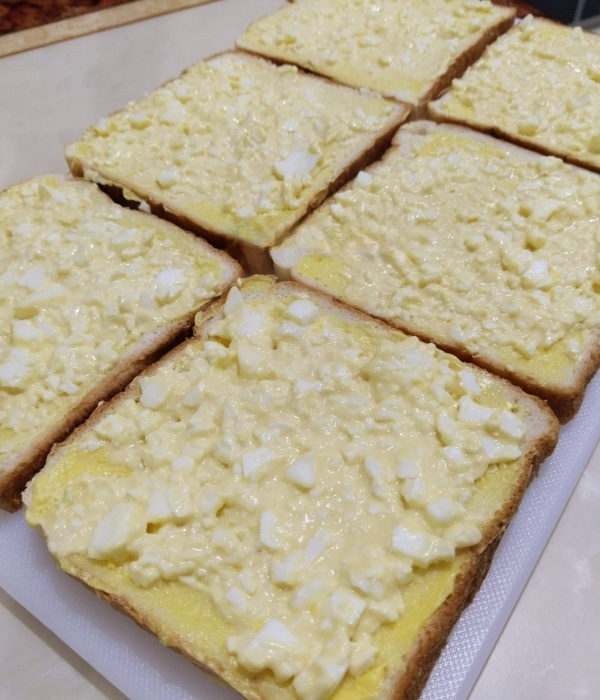 Sandwich Telur Mayo Paling Mudah, Anak Sampai Berebut Nak Makan!